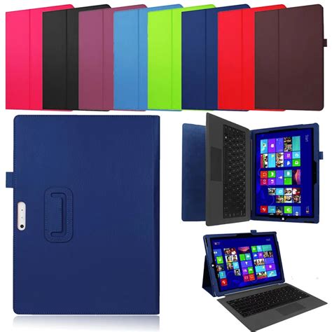 Aliexpress Com Buy Pu Leather Case For Microsoft Surface Pro Flip Stand Cover Smart Case For