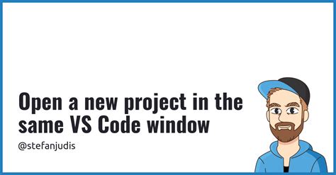 Open A New Project In The Same Vs Code Window Stefan Judis Web Development