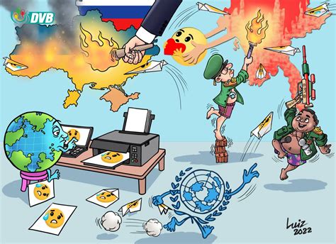 Dvb စစ်မီးမွှေးသူများနှင့် ကုလ၏ကျမျက်ရည် ကာတွန်း