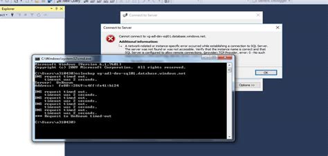 Networking Intermittent Connectivity Drops From Ssms From Azure Data