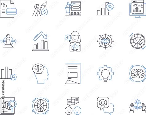 Assessment And Audit Outline Icons Collection Auditing Assessing Evaluation Monitoring