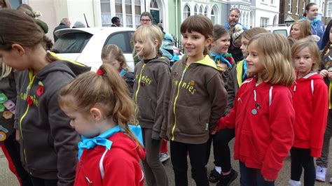 Rainbows And Brownies Remembrance Sunday 2023 — Oystercatchers