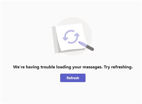 Receiving The Error Message In A Group Chat Were Having Trouble Loading Your Messages Try