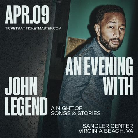 John Legend Sandler Center For The Performing Arts