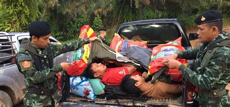 တရားမဝင် မြန်မာအလုပ်သမား ၄၀ ကို ရနောင်း၌ ထိုင်းစစ်တပ်ဖမ်းဆီး