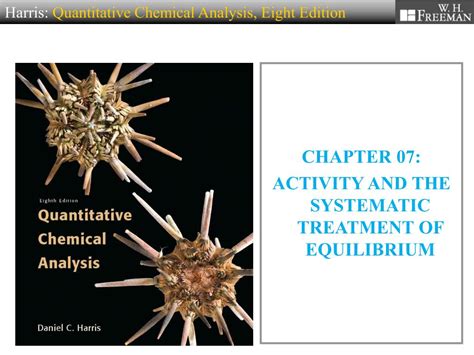 Ppt Chapter 07 Activity And The Systematic Treatment Of Equilibrium Powerpoint Presentation
