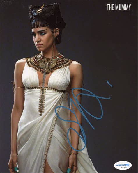 Sofia Boutella The Mummy Signed Autograph 8x10 Photo Acoa Outlaw