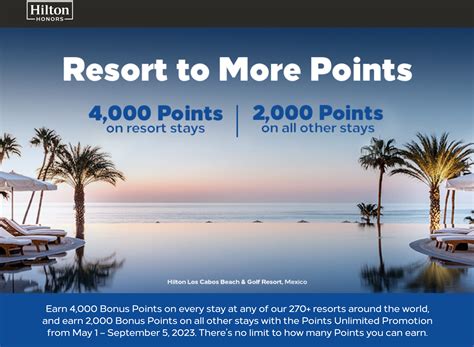 Hilton Honors Promo Earn Double Points On Every Stay This Summer Esauff