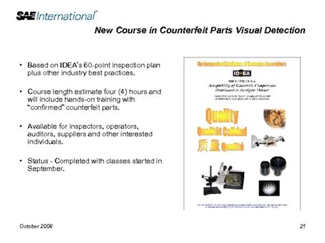Counterfeit Electronic Parts Avoidance Detection Mitigation And Disposition