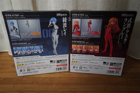 Shfiguarts Rei Ayanami And Shikinami Asuka Langley Evangelion 2 Set Ba