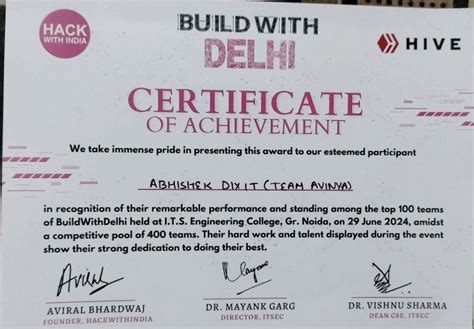 Hackwithdelhi Hackathon Innovation Technology Collaboration