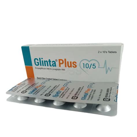 Glinta Plus 105 10mg5mg Tablet Arogga Online Pharmacy