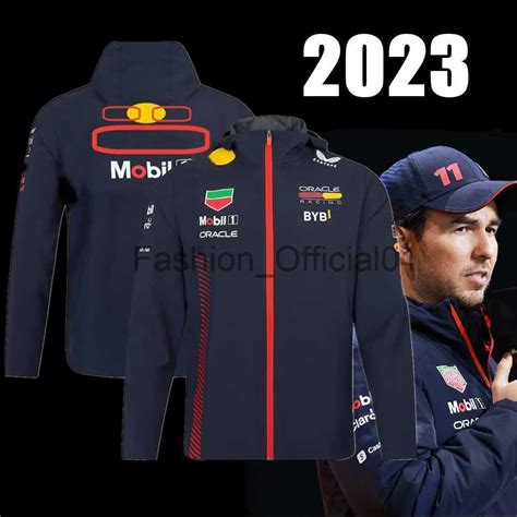 Oracle Red Color Bull Racing 2023 Chaqueta Del Equipo F1 Sergio Pérez