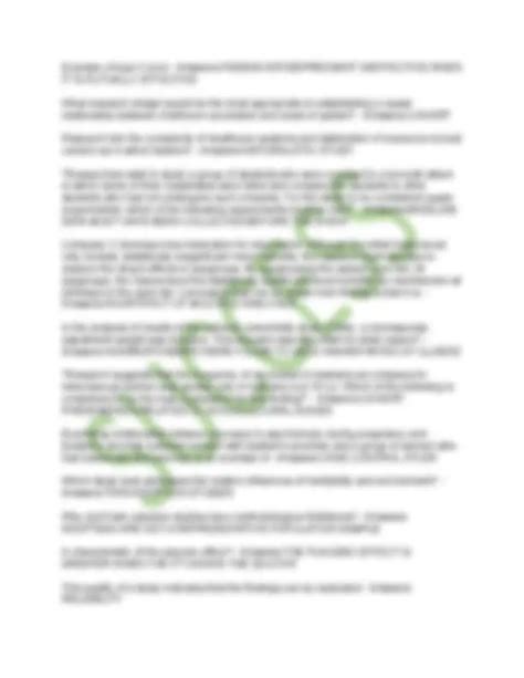 Biostatistics Multiple Choice Questions And Answers Exams Nursing Docsity