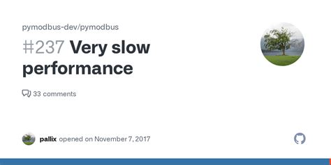 Very Slow Performance Issue Pymodbus Dev Pymodbus GitHub