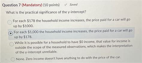 Solved Question 7 Mandatory 10 ﻿points ﻿savedwhat Is