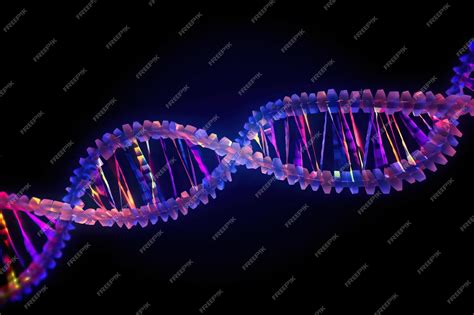 Premium Ai Image Artificial Dna Molecule Artificial Intelligence