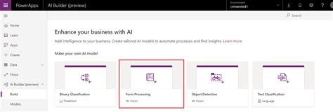 power platform how to extract form document data using ai builder and