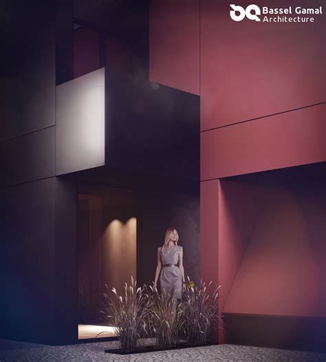 Crimson Mansion Bassel Gamal Cgarchitect Architectural Visualization Exposure
