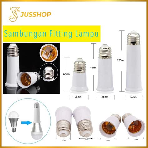 Extension Lamp Fitting Connection Downlight Lamp Bulb LED Socket Extender Shopee Malaysia