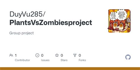GitHub DuyVu PlantsVsZombiesproject Group Project