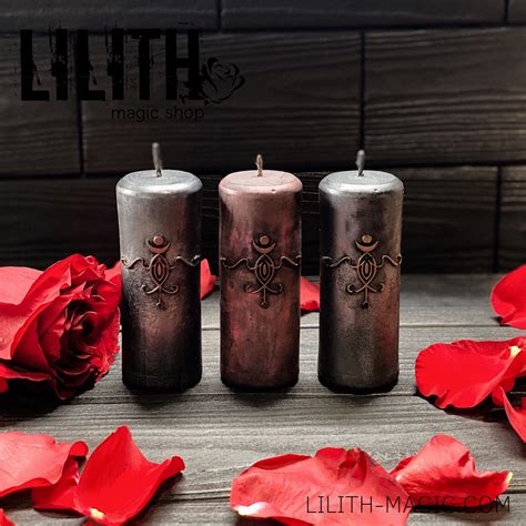 Lilith Altar Beeswax Ritual Candle Lilith Magic Candles