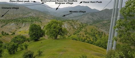 A Photo Looks Northeast Inside The Central Part Of Mawat Ophiolite
