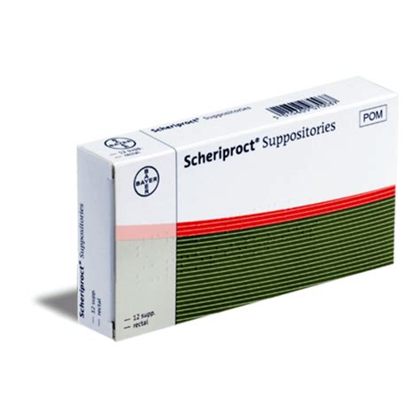 Scheriproct Suppositories x 12 - Online Consultations from Evans ...