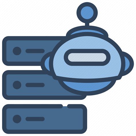 server data storage ai robot control aiicon icon download on