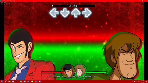 Red Vs Green Lupin V S Shaggy Mod For Friday Night Funkin Fnf Mods