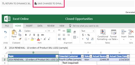 Dynamics 365 Use Excel Online To Make Importing Or Editing Read Only Records A Breeze The