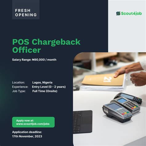 Ayotunde Akinwale On Linkedin Fresh Opening Vacant Position Pos Chargeback Officer Pay N90k
