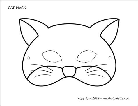 Printable Cat Mask