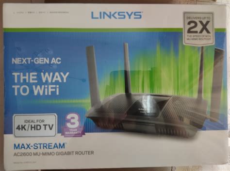 BNIB LINKSYS AC2600 MU MIMO GIGABIT ROUTER Computers Tech Parts Accessories Networking