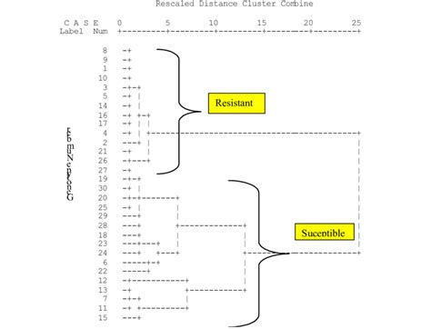 Euclidean Distances And Physio Biochemical Traits Based UPGMA Phenogram Download Scientific