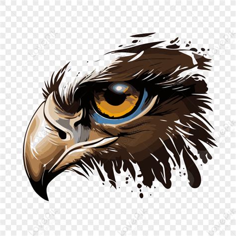 독수리의 눈 벡터 만화 클립 아트 상표 Png 일러스트 무료 다운로드 Lovepik