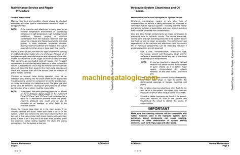 Doosan Pcx34 Pcx64 Pcx114 Pcx220 Plate Compactor Shop Manual