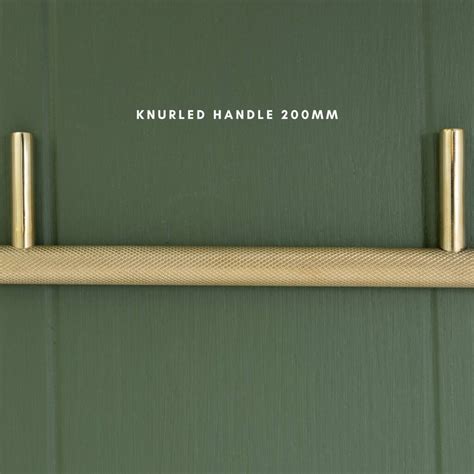 Solid Brass Knurled Kitchen Handles Knobs Brass Finish By Brass Bee