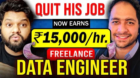 he is earning 15000 hr as freelance data engineer🔥 quit full time job shashank mishra 2023