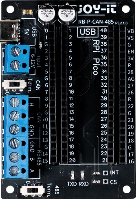 Debo Can 485 Raspberry Pi Pico Expansion Board With Can Rs485 At