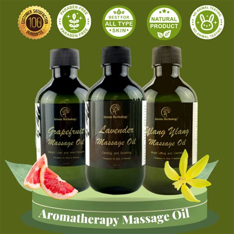 Natural Aromatherapy Massage Oil Bath Oil Body Oil Spa Salon