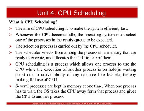 Solution Cpu Scheduling Software Engineering Notes Studypool