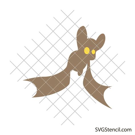 Halloween Bat Svg Bat Silhouette Svg Cute Horror Svg Svgstencil