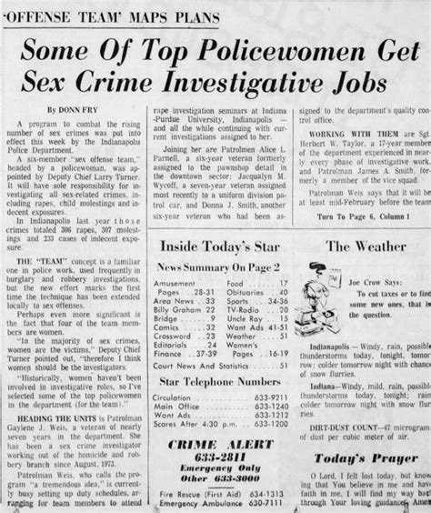 Ipd Forms Sex Crimes Unit 1 10 1975
