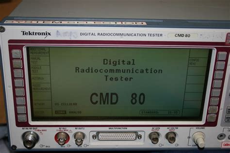 Tektronix Rohde And Schwarz Cmd80 Digital Radio Communication Tester Cmd 80 Awgn