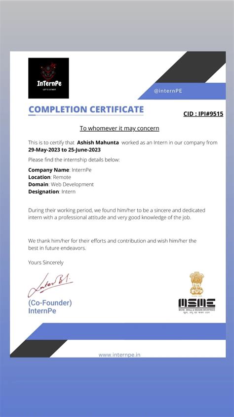 Opportunity Webdevelopment Internship Html Css Javascript