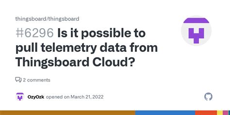 Is It Possible To Pull Telemetry Data From Thingsboard Cloud · Issue