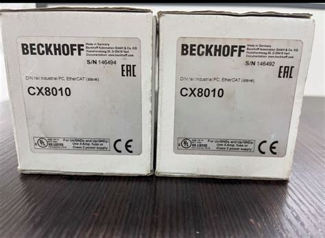 NEW BECKHOFF CX8010 ETHERCAT MODULE CX8010 EXPEDITED SHIPPING EBay
