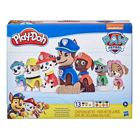 Play Doh Paw Patrol Hero Pack Create All Of Your Favorite Paw Patrol