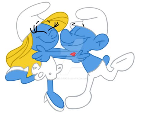 Smurfette And Hefty By Heinousflame On Deviantart